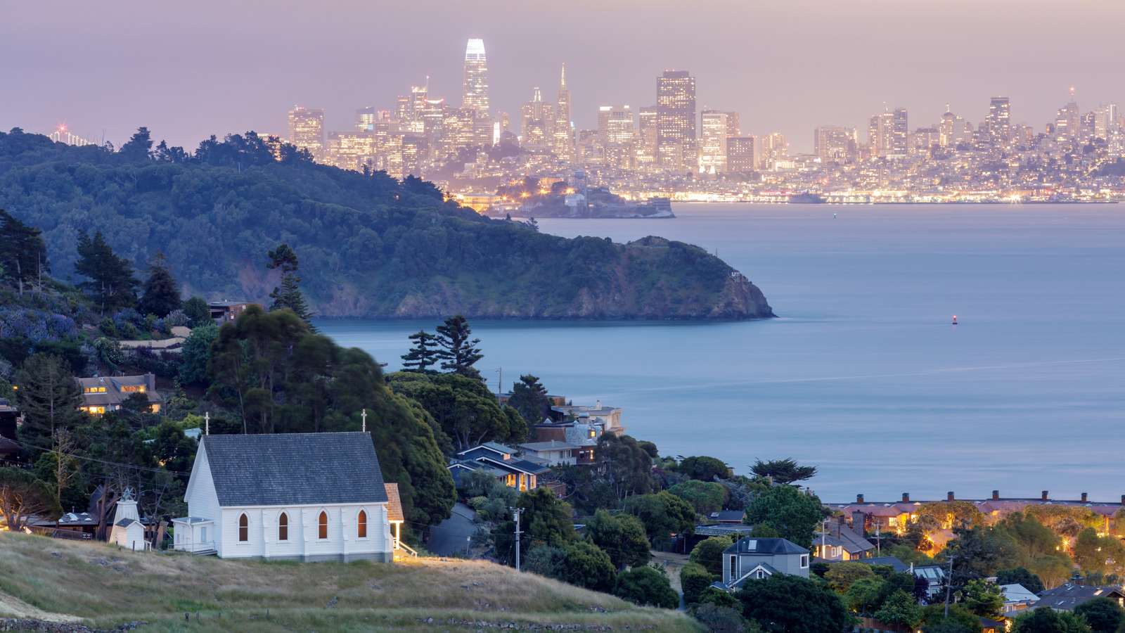 A Dazzling Coastal California Town Boasts A Bustling Main Street ...