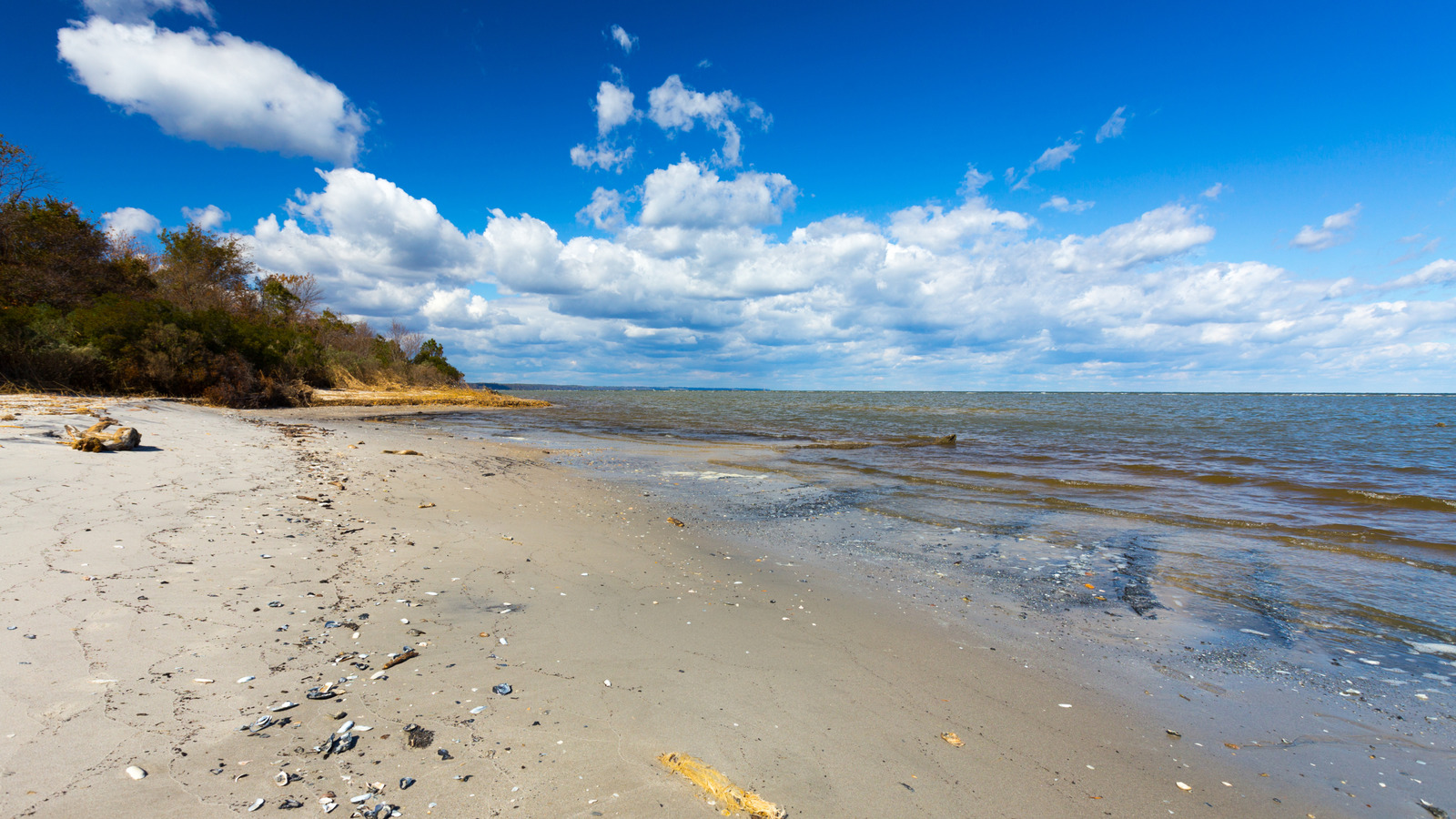 Matoaka Beach On The Chesapeake Bay Has A Tranquil Atmosphere