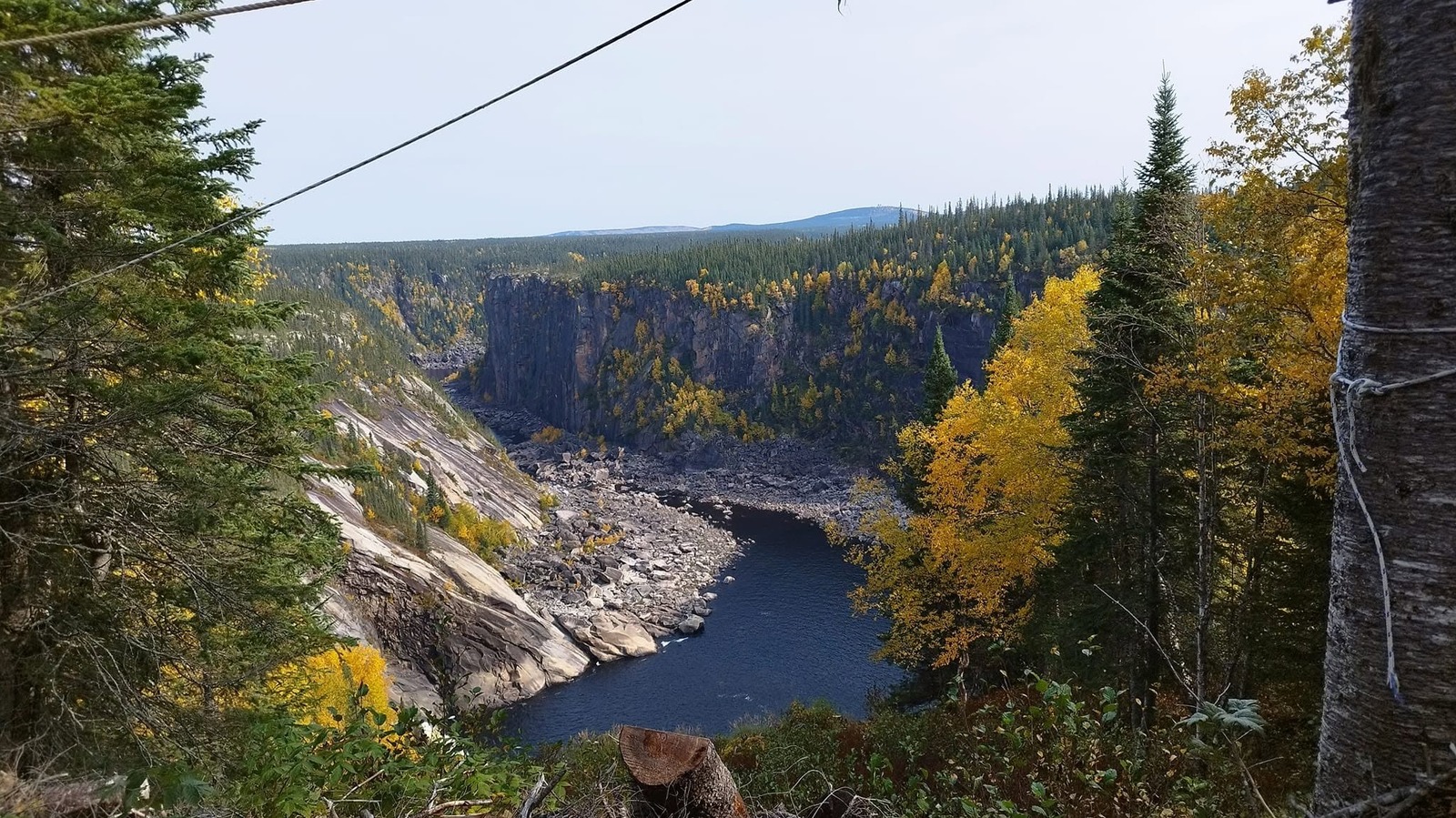Canada's Largest Artificial Lake Is A Scenic Gem With A 'Dry Waterfall ...