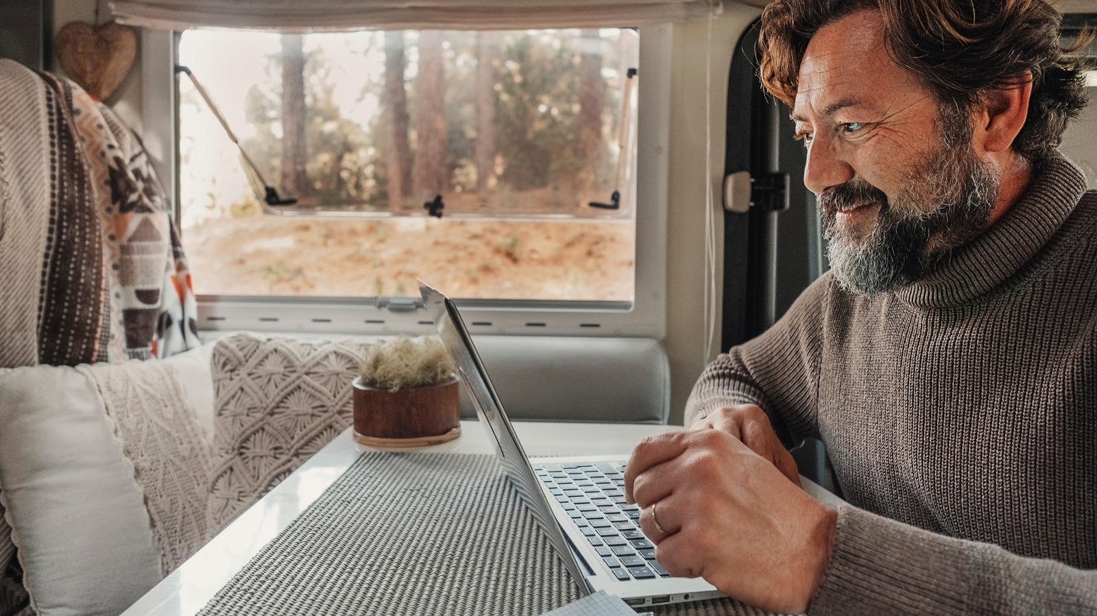 Costco's Foldable Desk Is An RV Essential For Working In Small Spaces