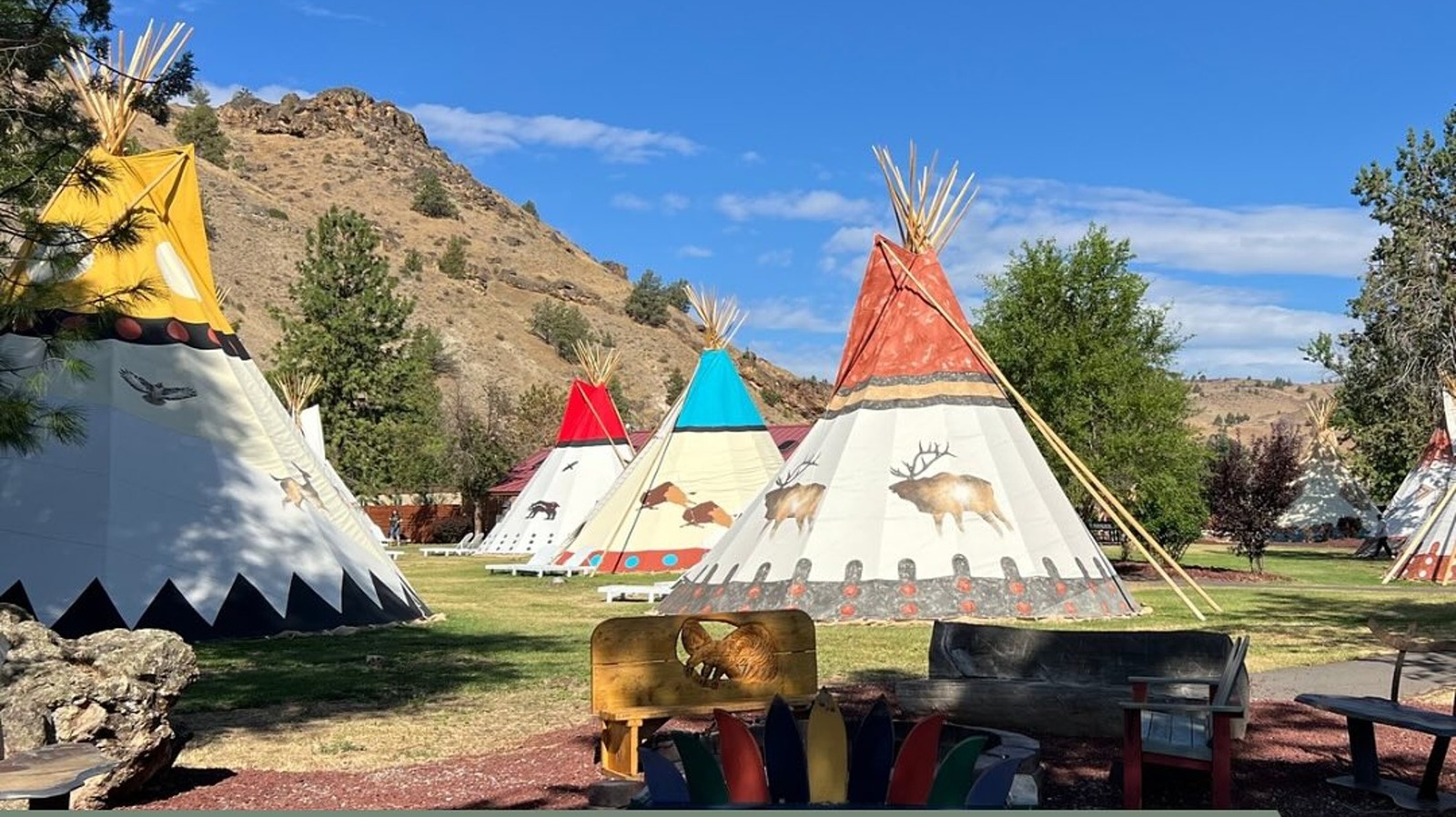Fall Is The Perfect Time To Sleep In A Teepee At This Native Hot Spring ...