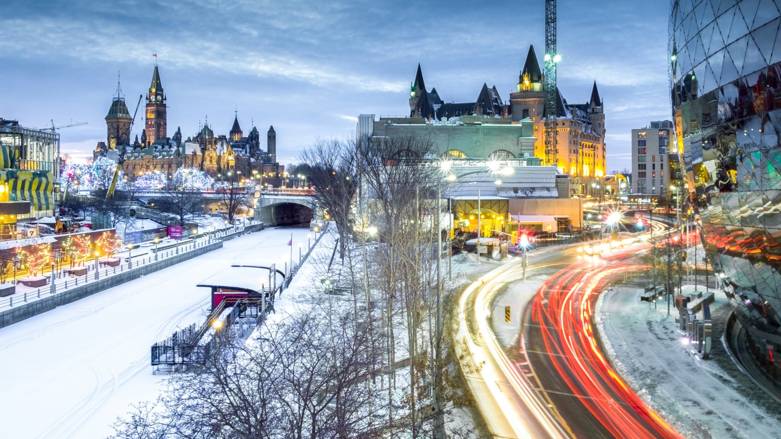 Glide Across Canada's Winter Wonderland On The World's Largest Natural ...