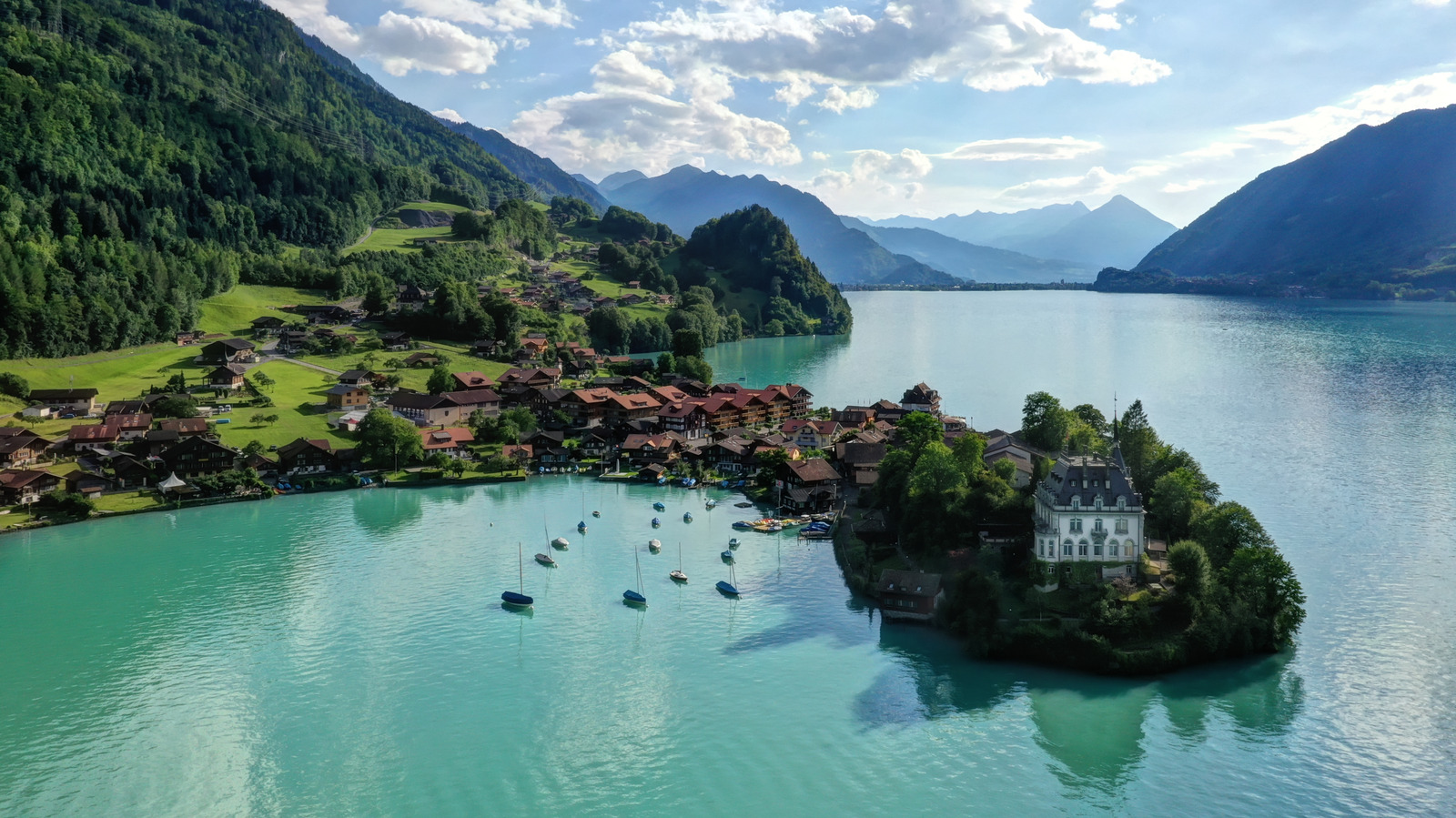 Hidden On The Shores Of A Swiss Lake Is A Charming Village Straight Out ...