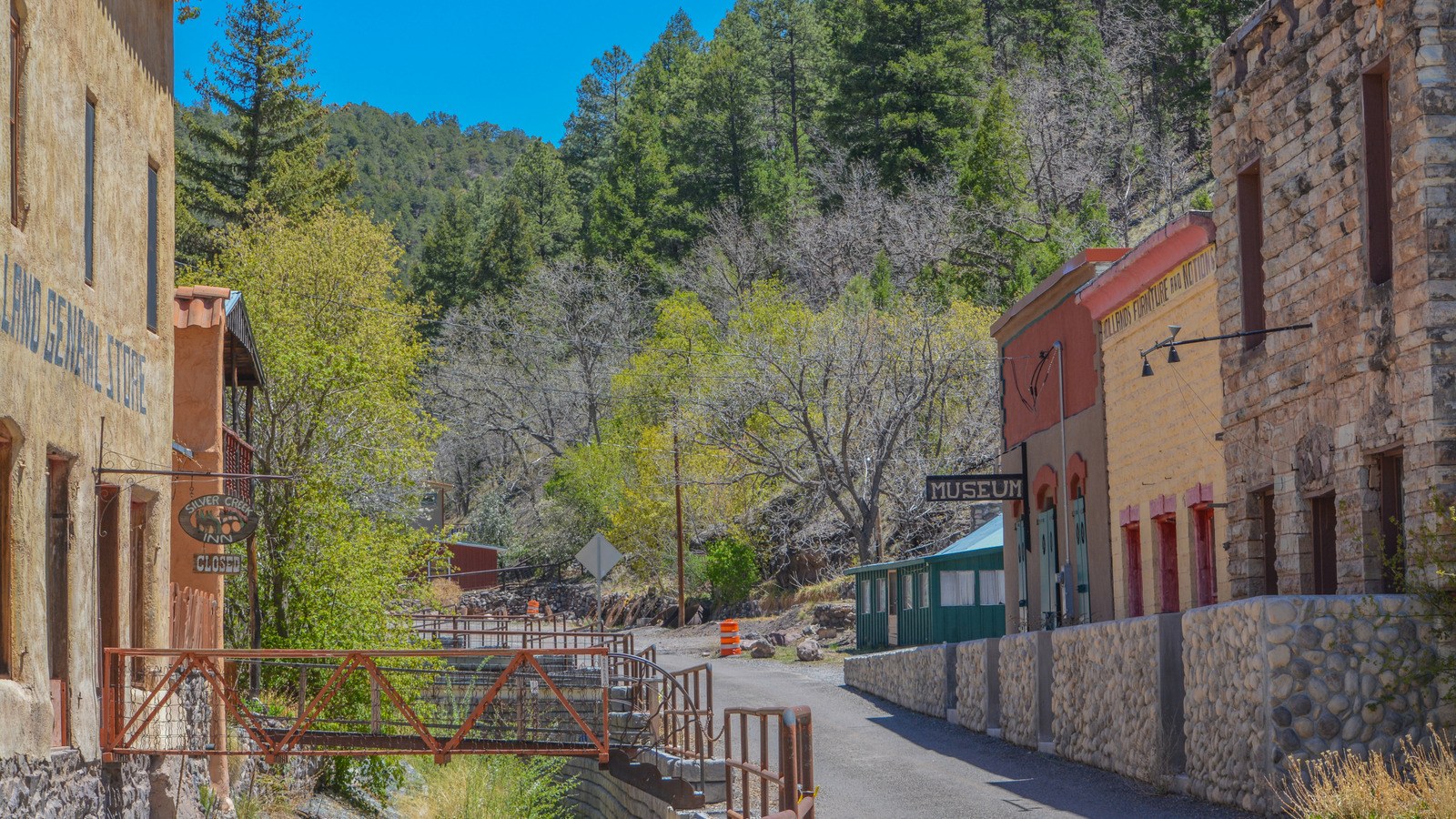 High In New Mexico's Gila National Forest Is An Abandoned Town With ...