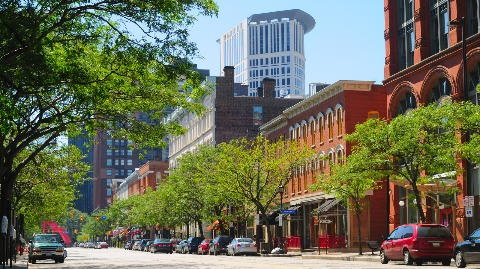 Ohio's Sleek Downtown District In Cleveland Has Walkable Streets And A ...