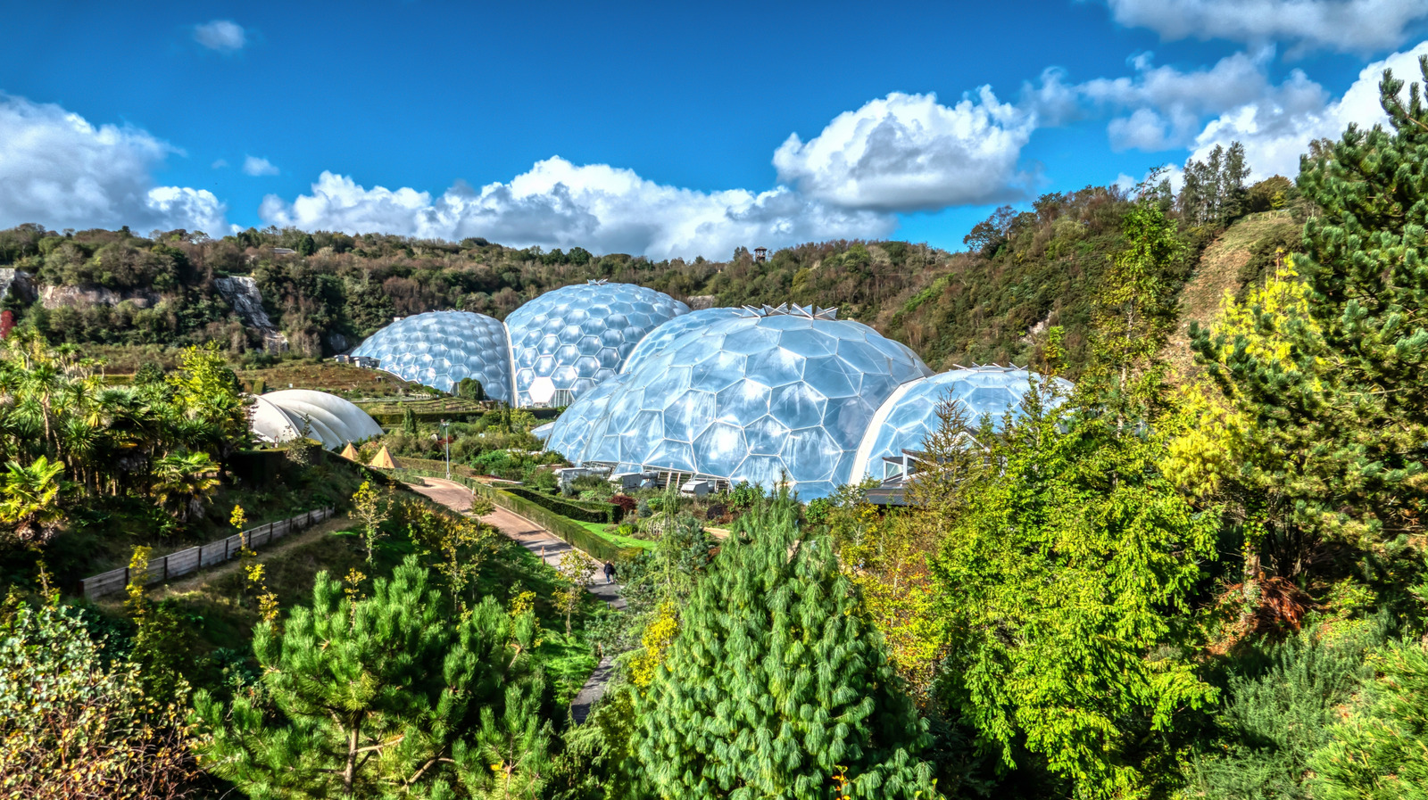 The Eden Project In England Features The World's Largest Indoor Rainforest