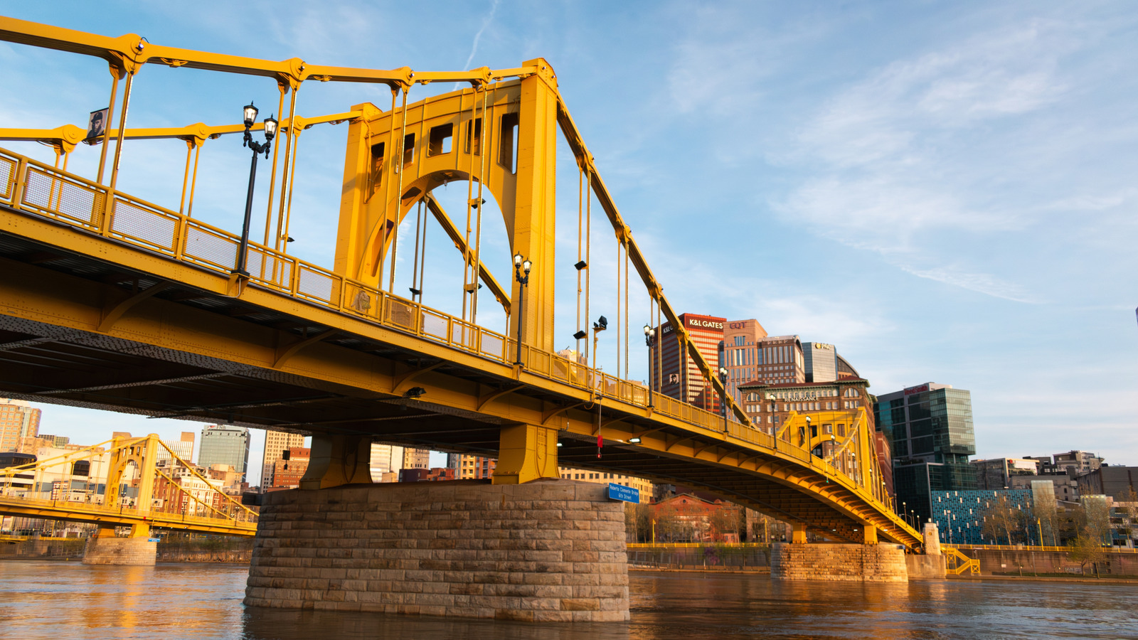 Pittsburgh's Historic, Charming Yellow Bridge Is A Breathtaking ...