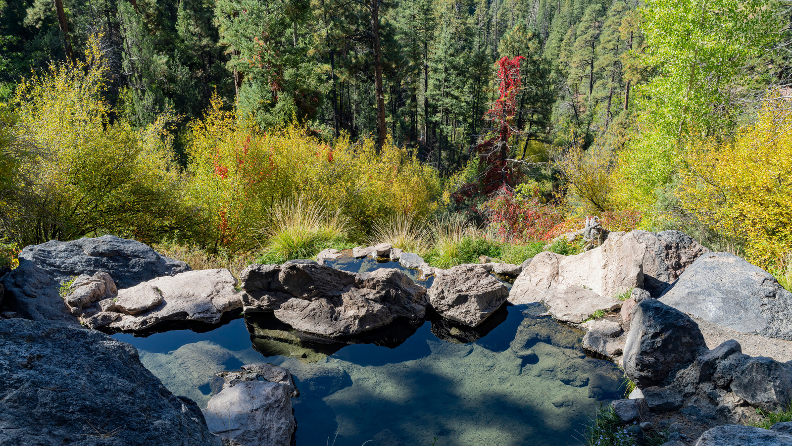 Situated Just Outside Albuquerque Is A Mountain Hot Springs Getaway Set ...