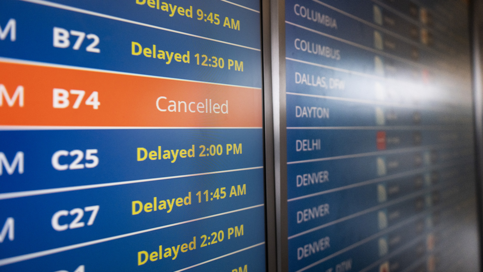 The 5 Airports Where You Can Expect The Most Delayed Holiday Season Flights