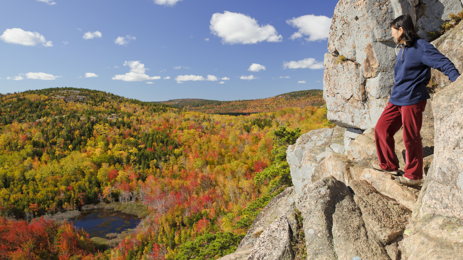 These 5 Hikes Show Off The Best Fall Foliage In Acadia National Park