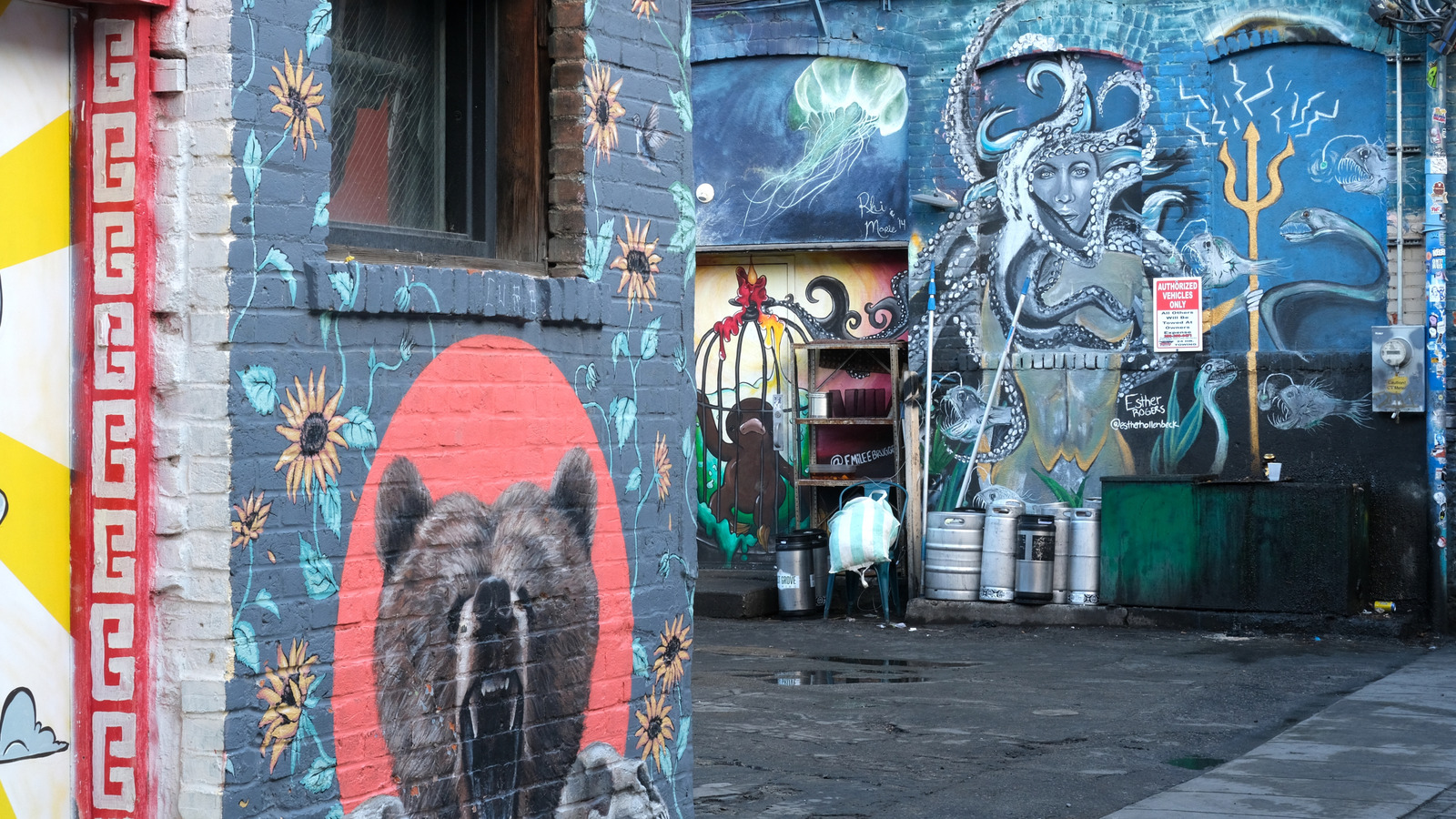 The Largest Outdoor Mural Gallery In The Northwest Is A Colorful Alley ...