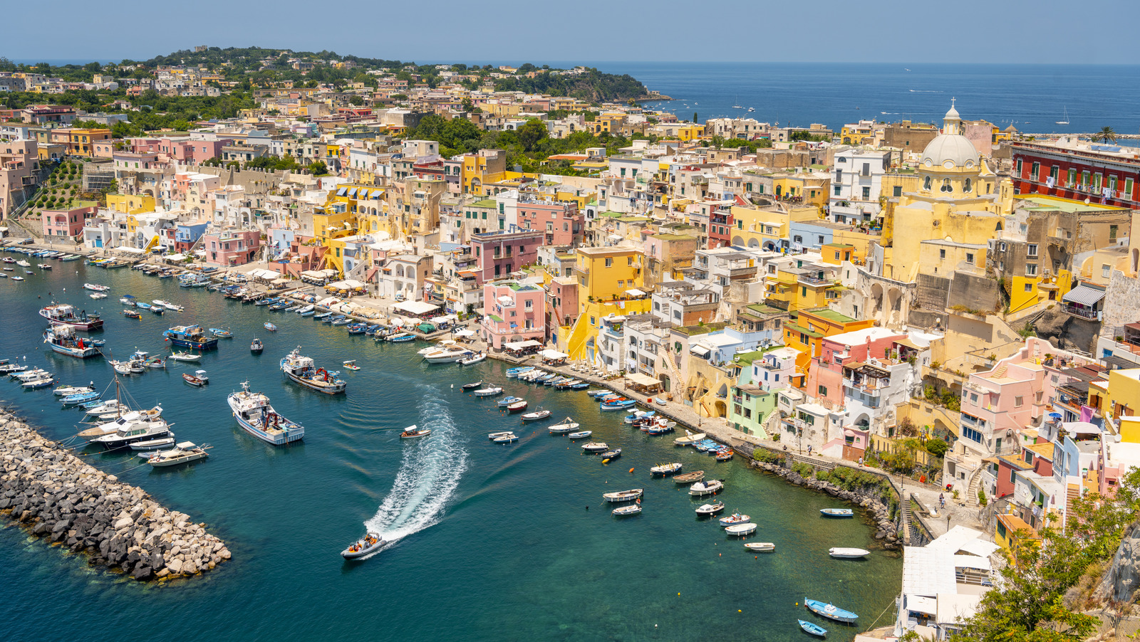 The Unsung Italian Island Full Of Pastel Colored Homes To Visit Instead ...