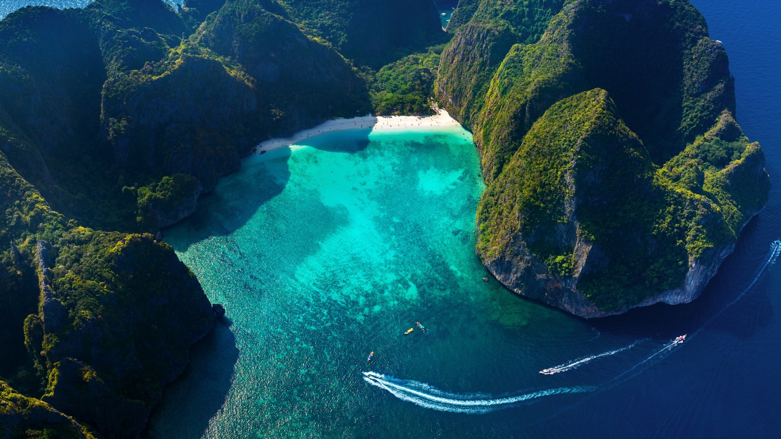 Maya Bay Features One Of Thailand's Most Beautiful Beaches