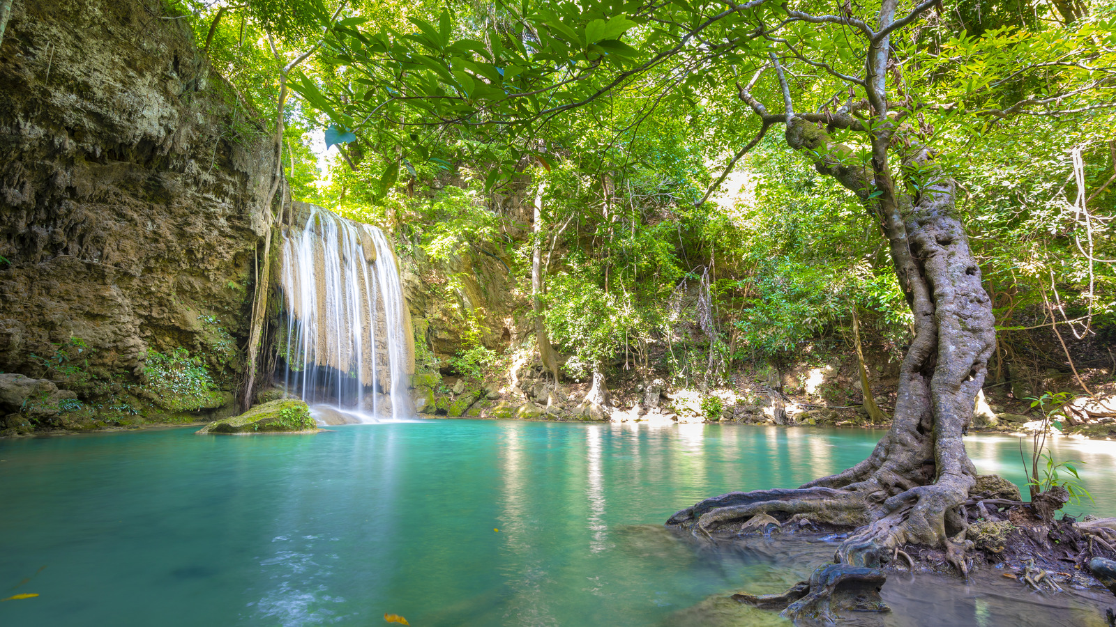 Thailand's Erawan National Park Is A Stunning Tropical Hidden Gem