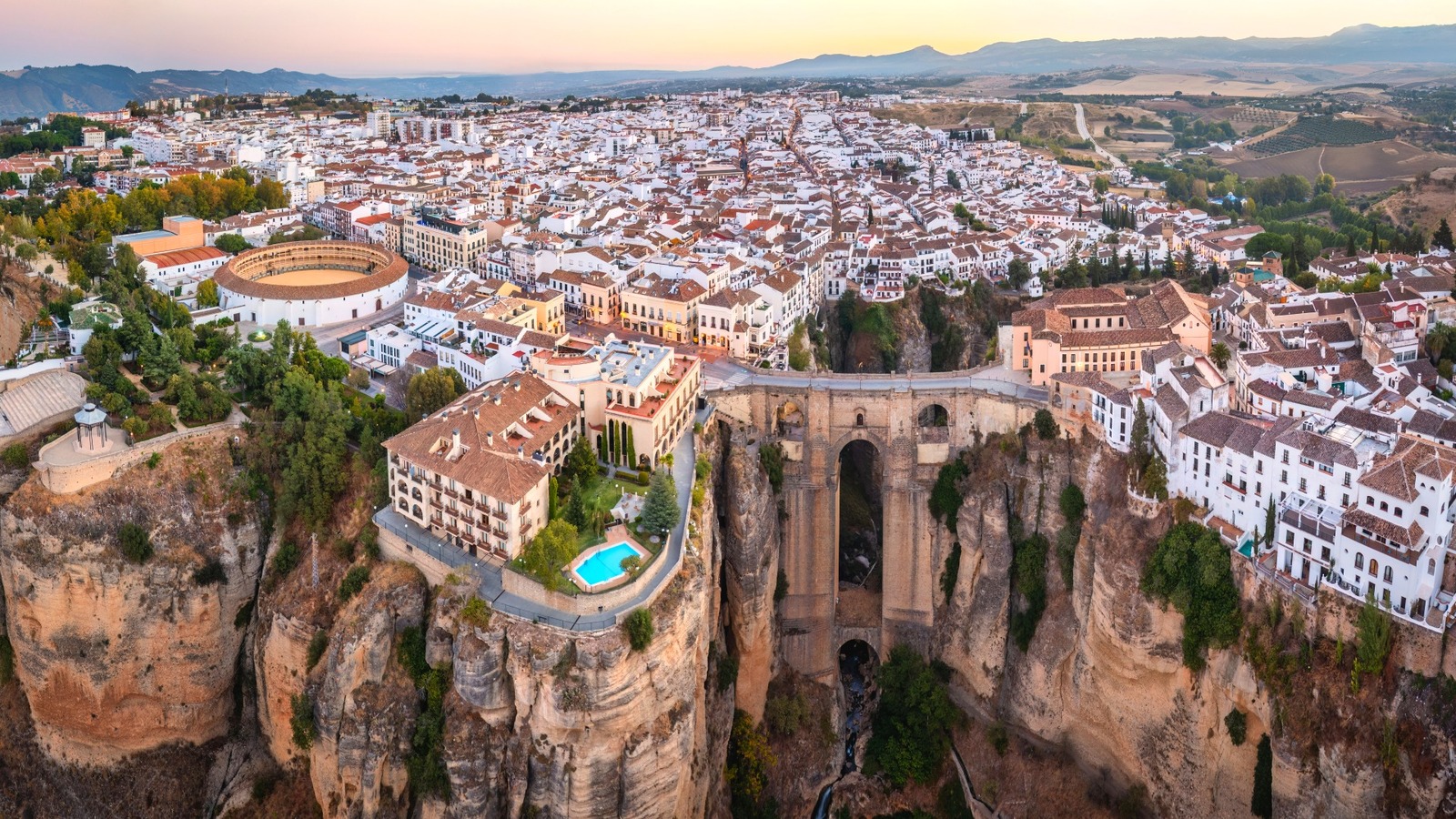 The Romantic City Of Ronda Features Gorgeous Cliffside Views In Spain