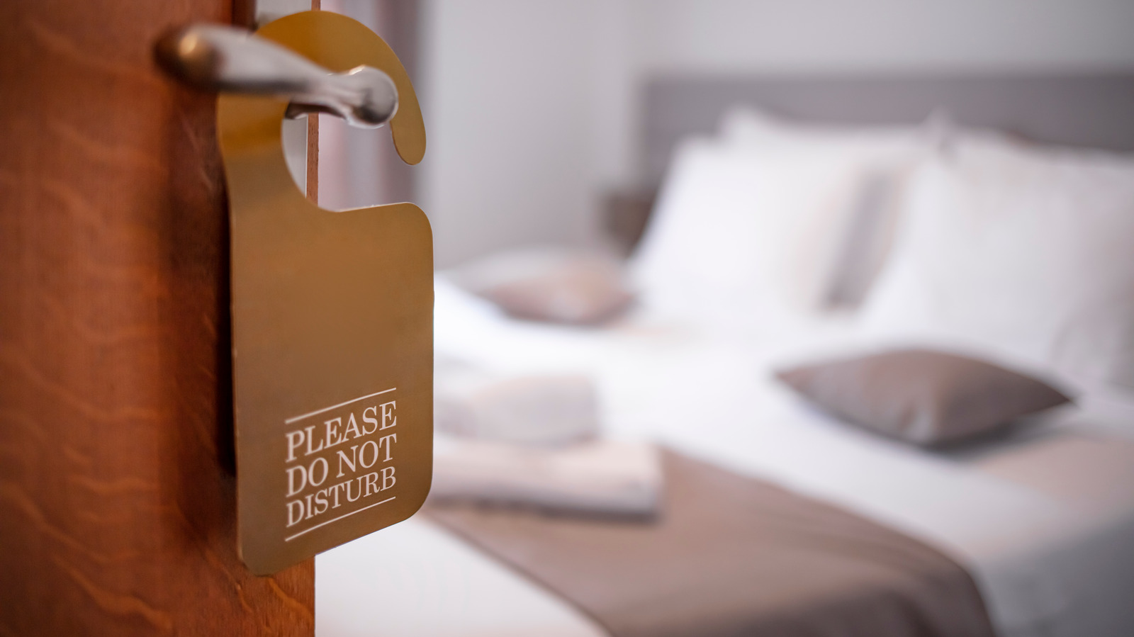 Do Not Disturb Sign Hotel